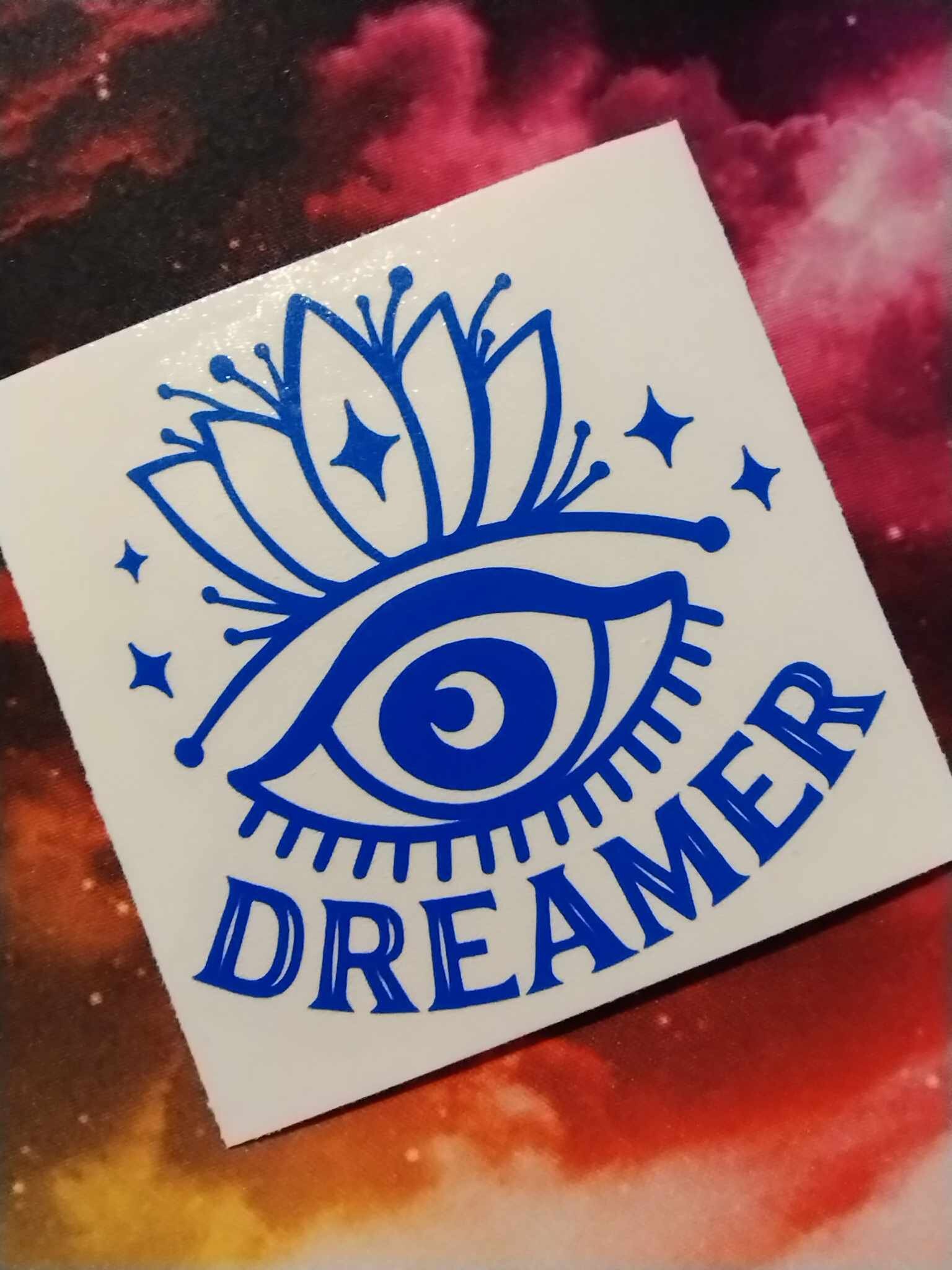 Lotus Flower Dreamer Evil Eye Car Decal Handmade Vinyl - Etsy