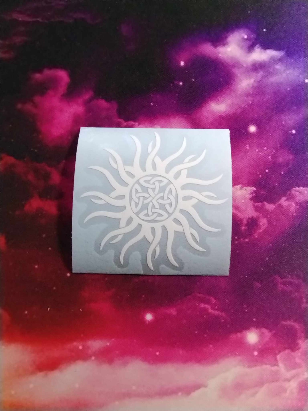 Celtic Knot Tribal Sun Car Decal Handmade Vinyl Bumper - Etsy