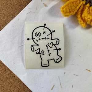 Voodoo Doll Car Decal: Handmade Vinyl Bumper Sticker - Etsy