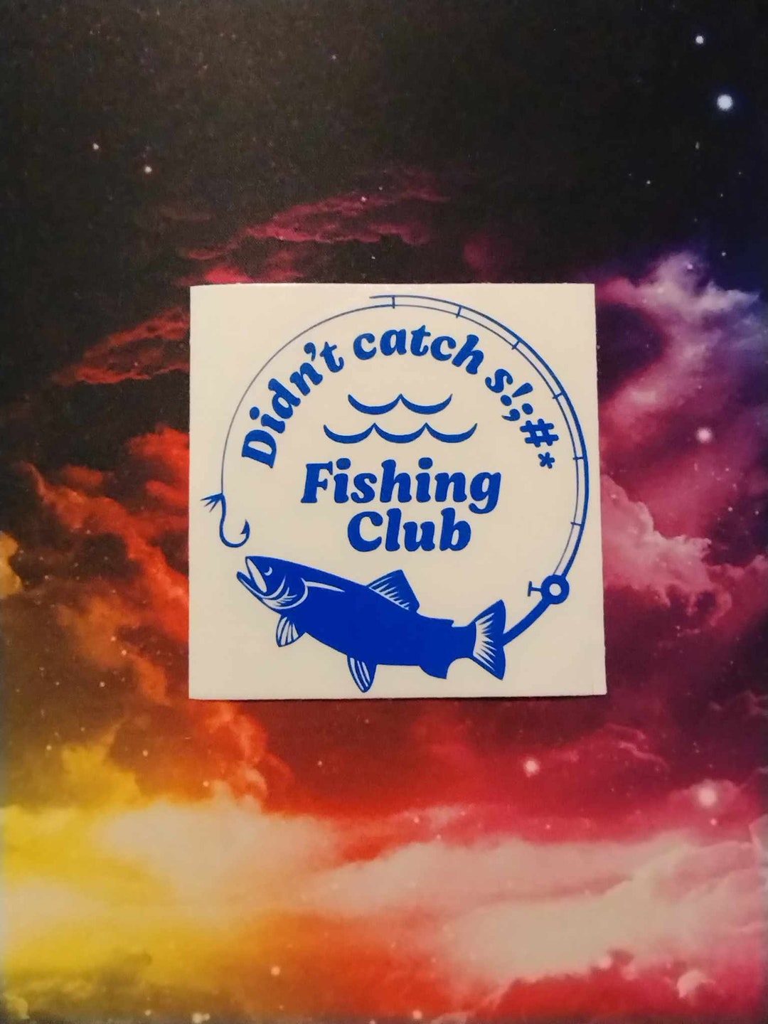 Didn't Catch Fish Funny Car Decal Handmade Vinyl Bumper - Etsy