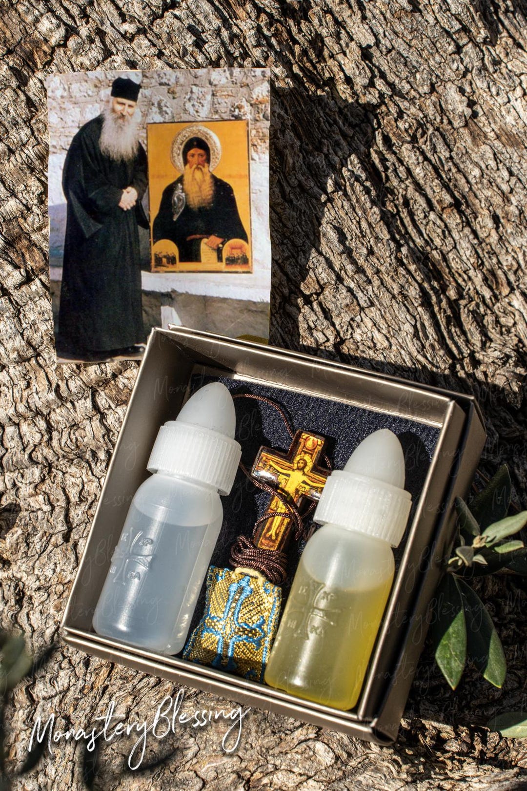 St Iakovos Tsalikis and Osios David Blessed Gift Set Christian ...