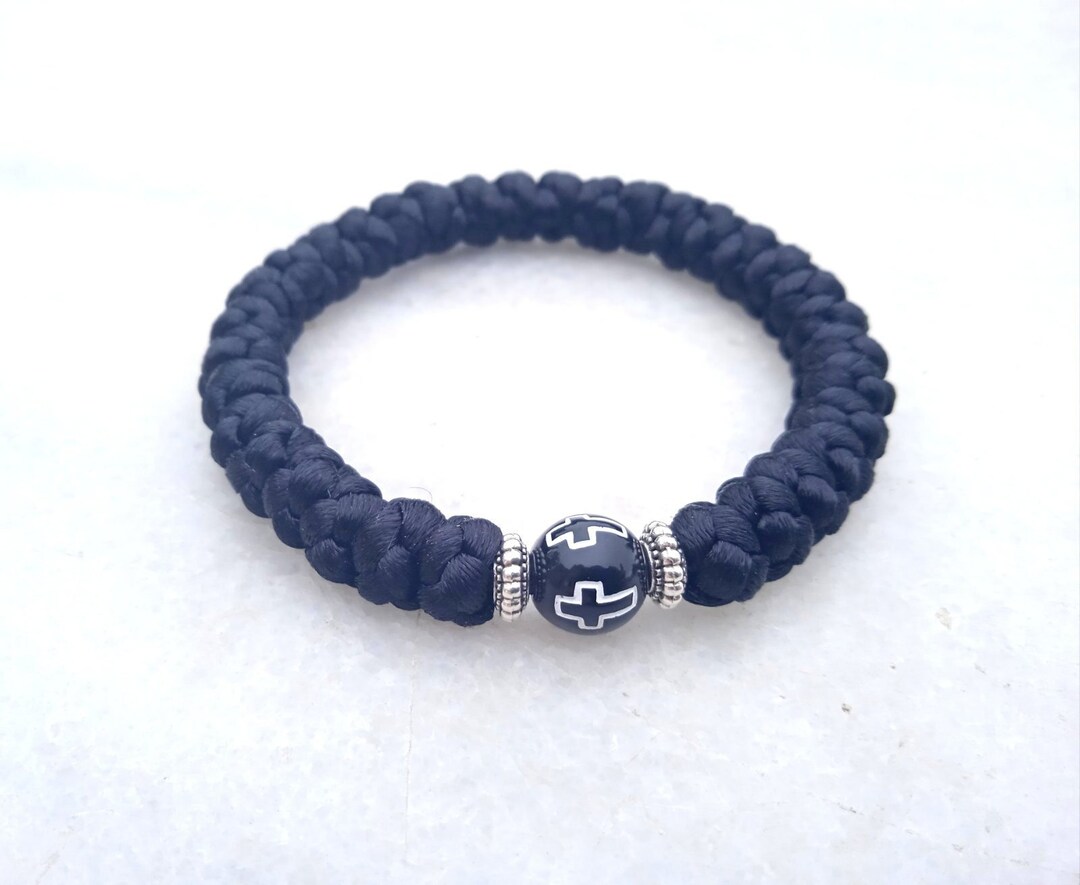 Orthodox Prayer Rope Bracelet Satin Cord Komboskini 33knot Rosary ...