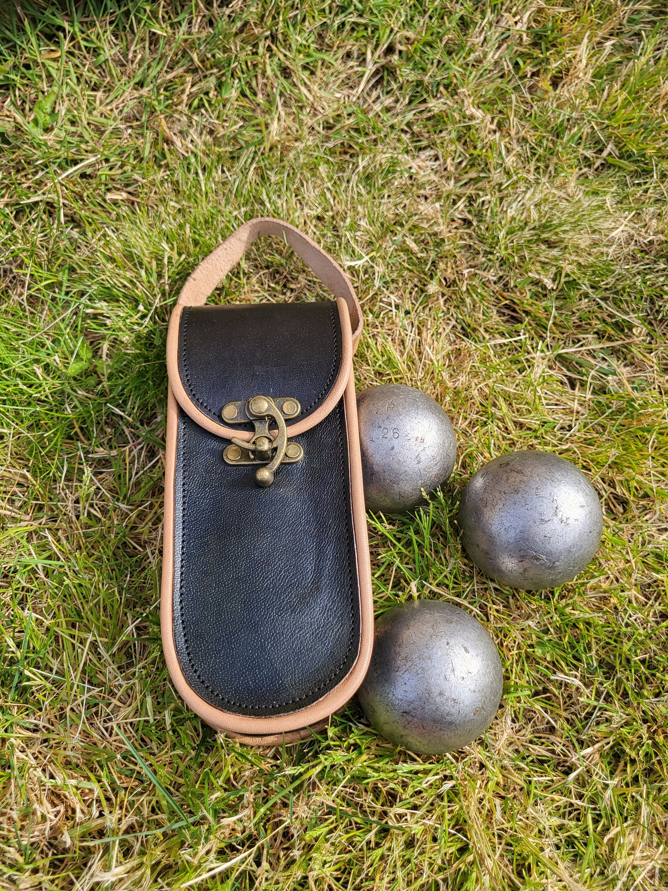 Leather Bag for Petanque Balls - Etsy