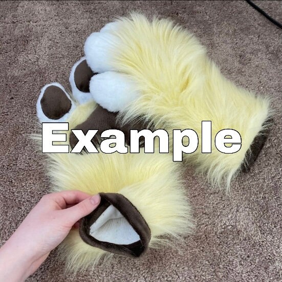 Custom Handmade Fursuit Puffy Hand Paw READ DESC - Etsy