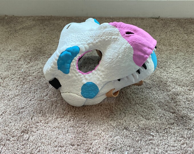 Fnaf Security Breach DJ Music Man Themed Dino Mask | Hand Painted | - Etsy