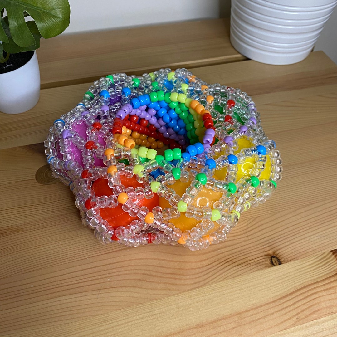 Giant Kandi Cage Cuff With Ball Pit Balls | Made to Order | - Etsy