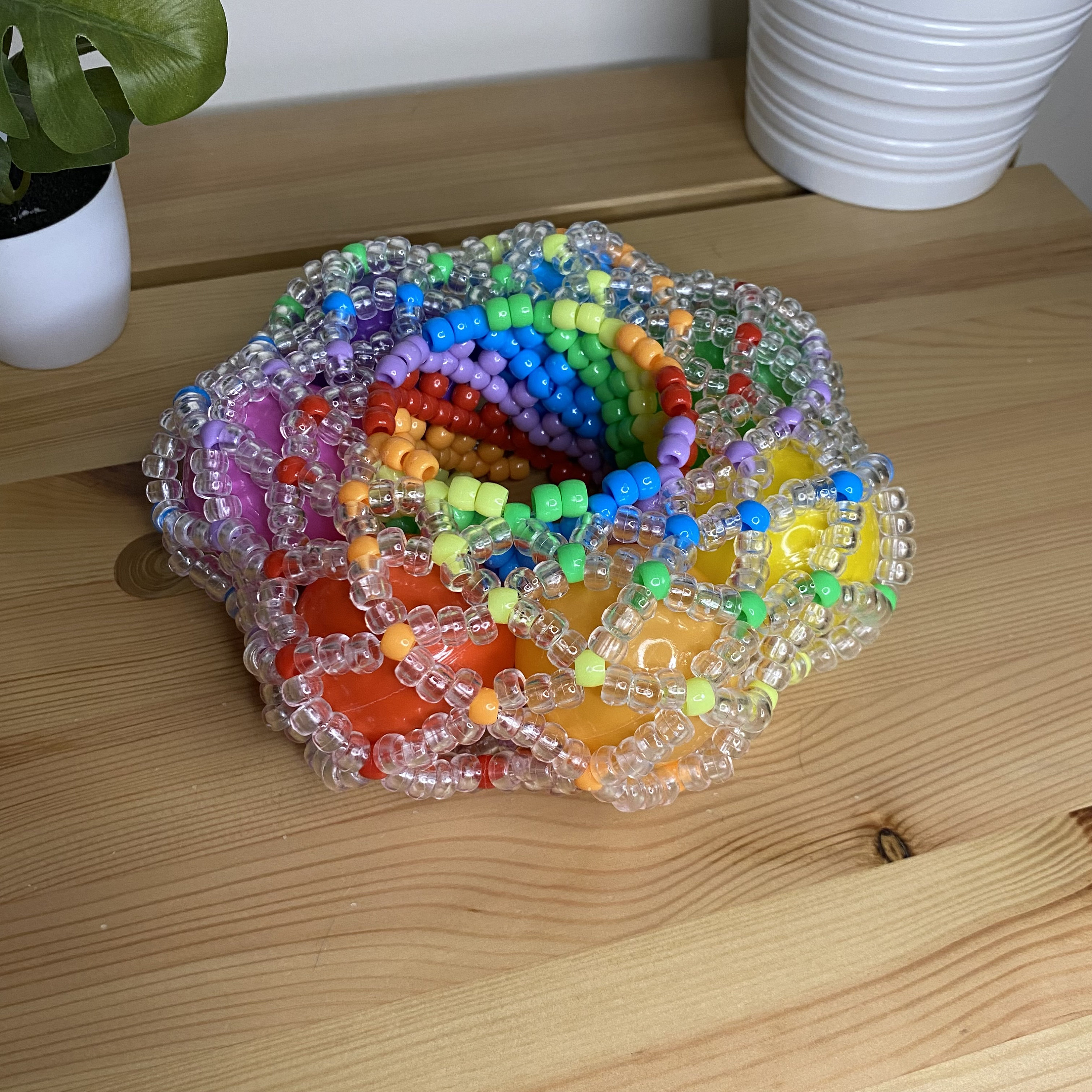 Giant Kandi Cage Cuff With Ball Pit Balls | Made to Order | - Etsy