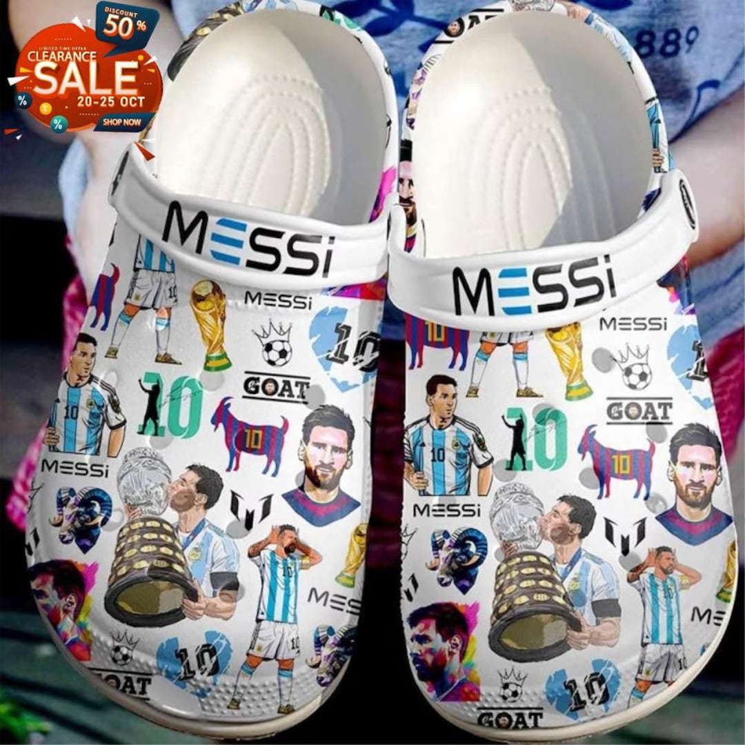 Lionel Messi Clogs Crocs Lionel Messi Football Soccer Sport - Etsy