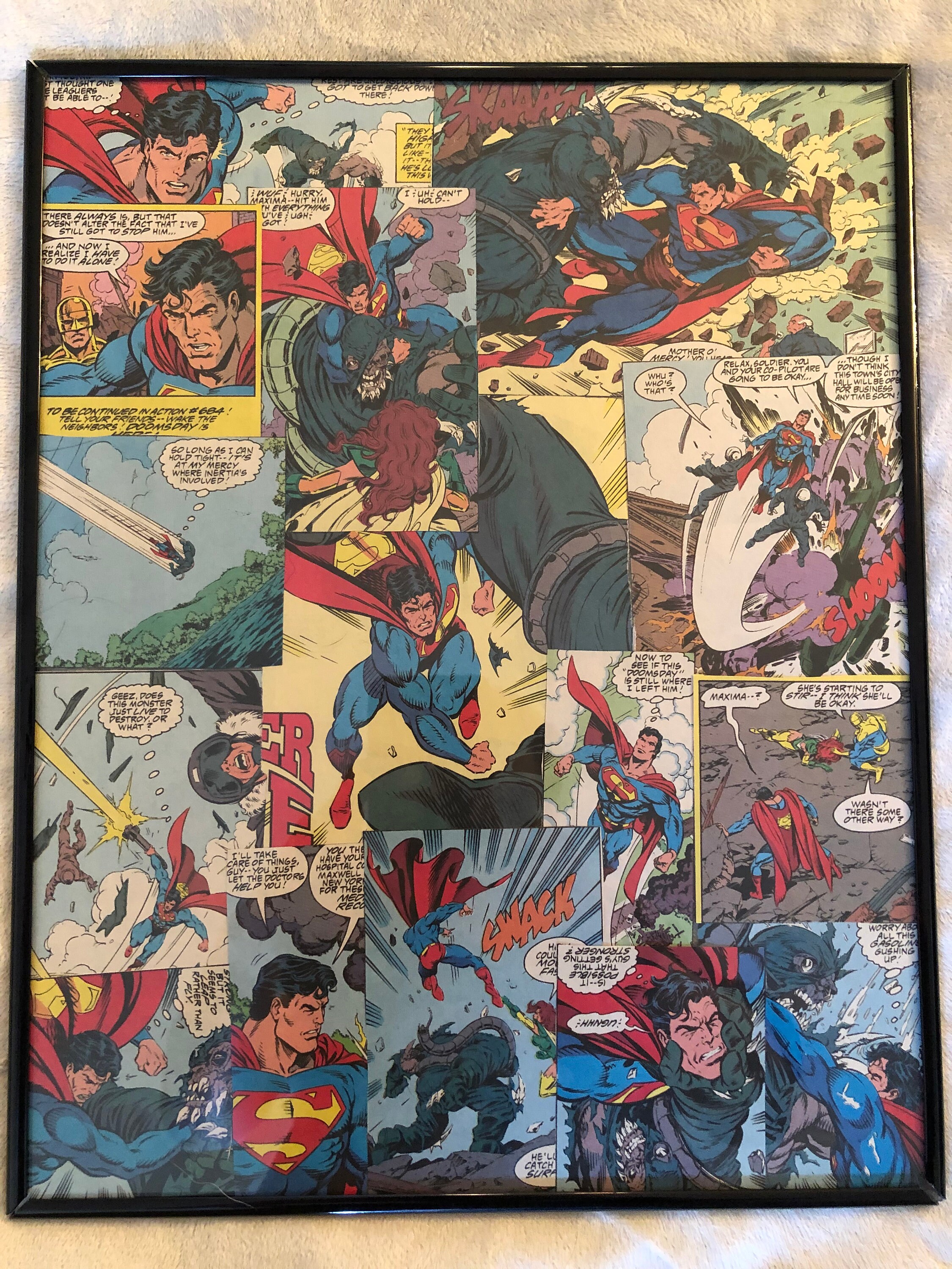 Vintage Superman Wall Decor - Etsy