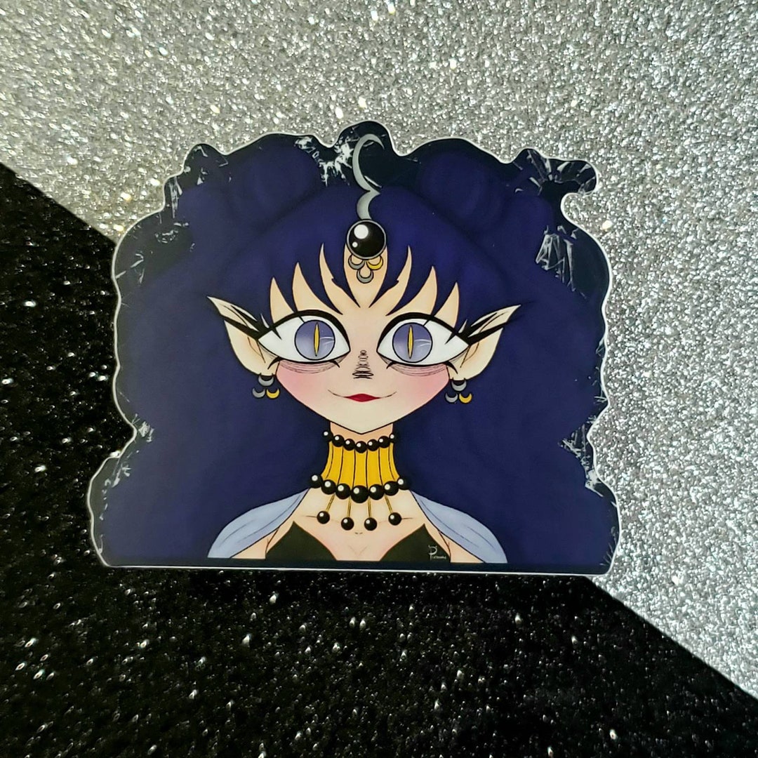 Queen Nehelenia / Sailor Moon Supers Vinyl Sticker/ Peeker Sticker/ Die ...
