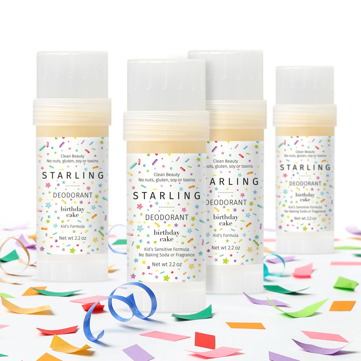 Birthday Cake Kid's Aluminum Free Deodorant | Etsy