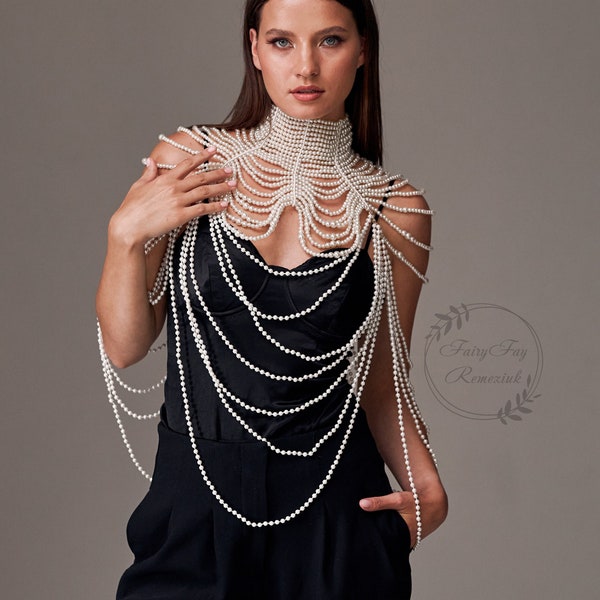 Shoulder Necklace - Etsy