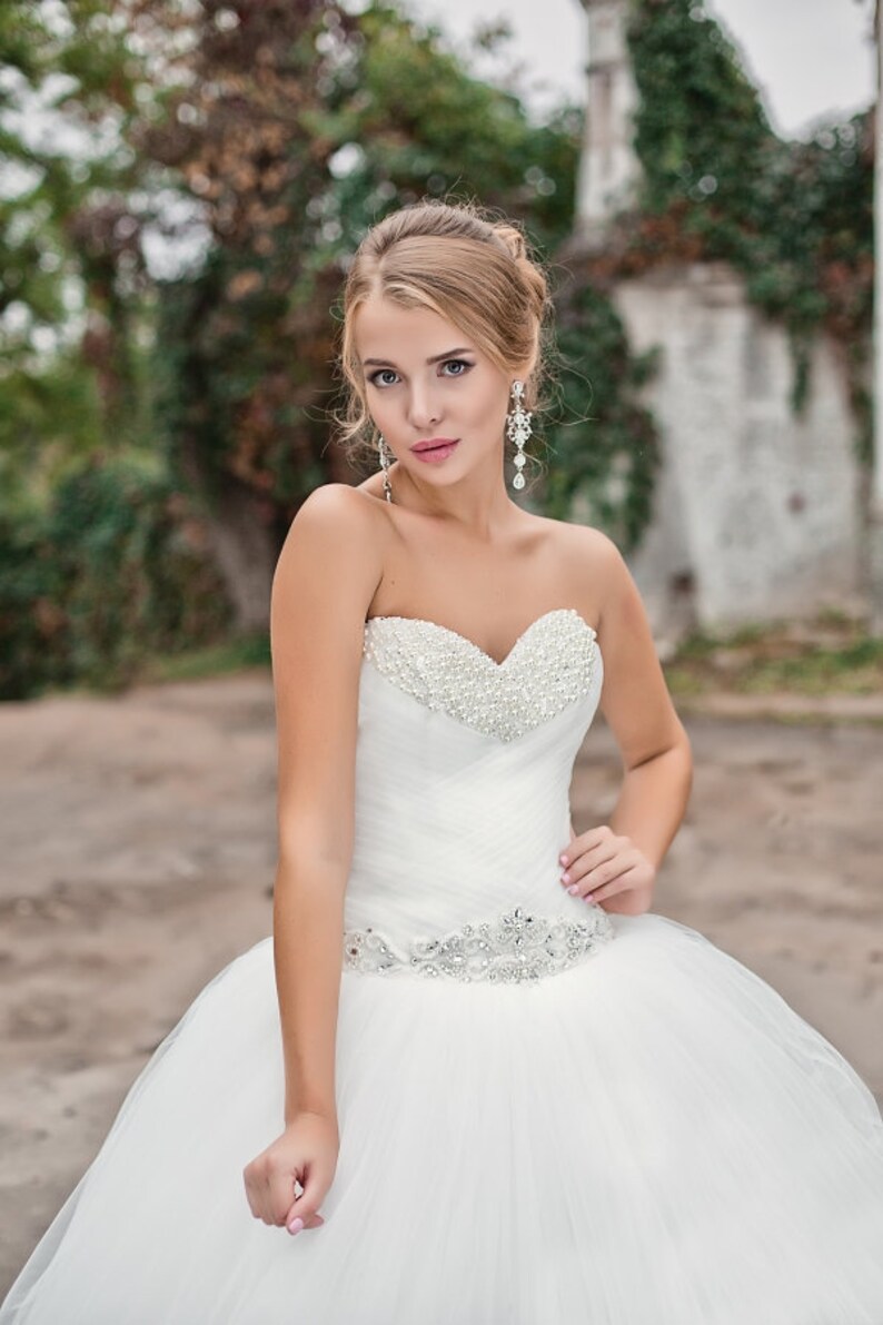Corset Wedding Dress Plus Size Wedding Dress Bohemian Etsy