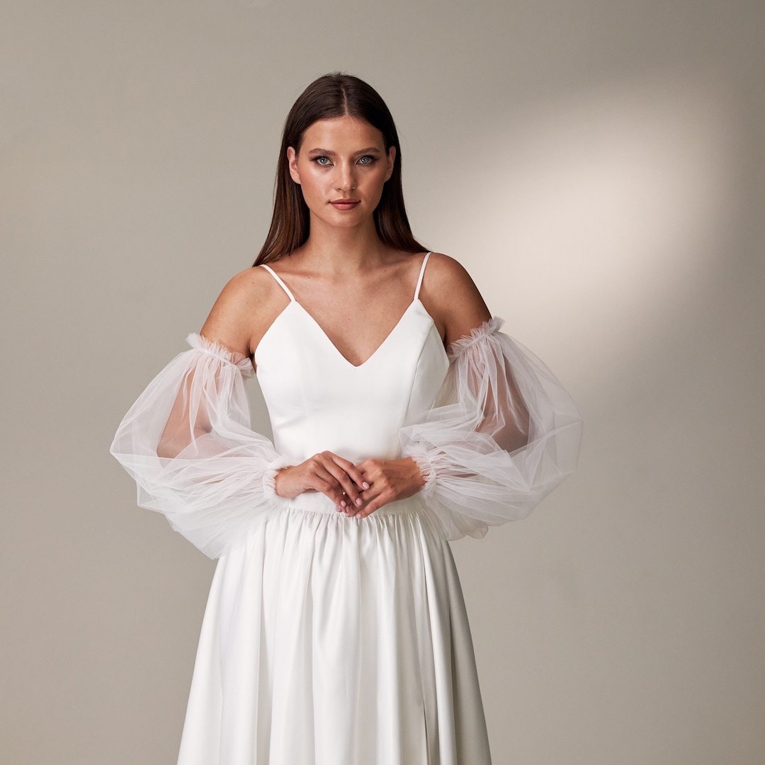 Detachable Sleeves for Dress, Detachable Long Sleeves, Bridal Sleeves ...