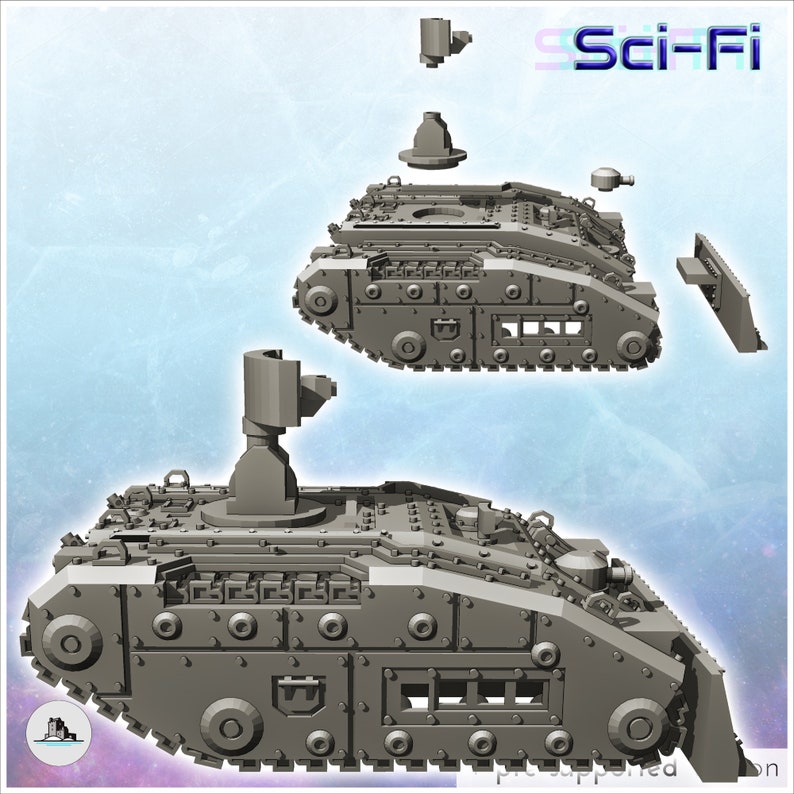 Imperial Raptor Tank With Front Blade (radar Version) (32) - STL 3D ...