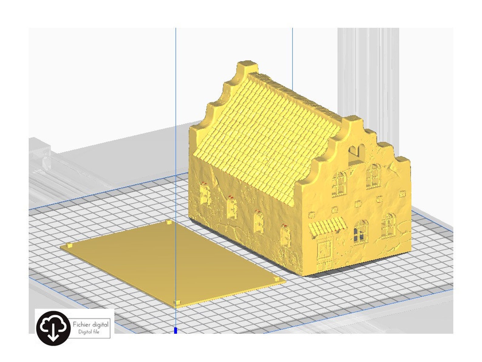 Building 27 - STL 3D Printing Scenery Terrain Architecture Bolt Action ...