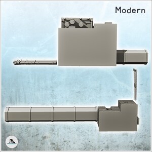 Checkpoint With Gate - STL 3D Printing Printer Miniatures Tabletop Cold ...