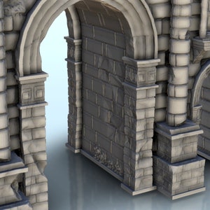 Hadrien Arch 16 - STL 3D Model Printing Ancient Classic Old Archaic ...