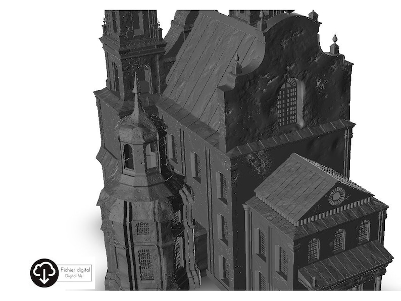 Baroque Cathedral STL 3D Printing Warhammer Scenery Terrain | Etsy