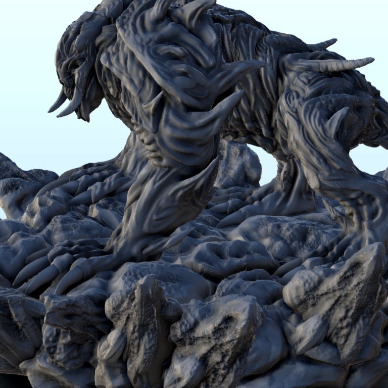 Big Monster With Pointed Carapace - STL 3D Printing Model Printer LOTR ...