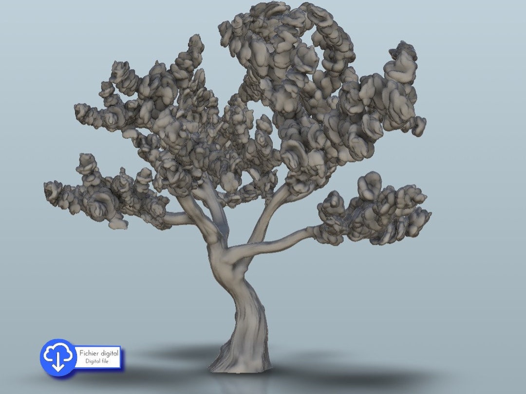 Japenese Tree Sakura STL 3D Printing Warhammer Scenery - Etsy