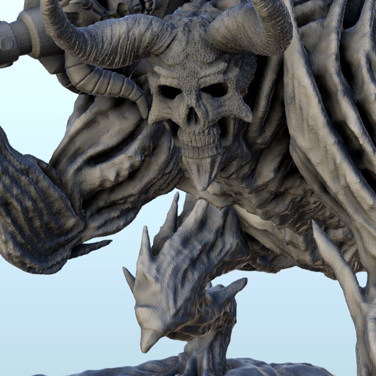 Winged Beast Dragon With Sword STL 3D Printing Model Printer - Etsy