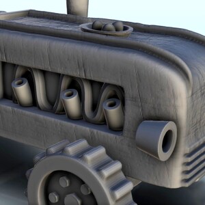 Modern Tractor 1 - STL 3D Printing Medieval Gothic Feudal Old Saga - Etsy