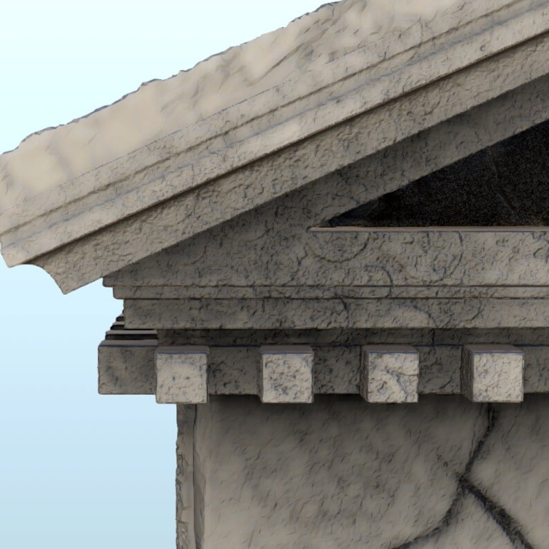 Antic Temple 23 STL 3D Model Printing Ancient Classic Old - Etsy