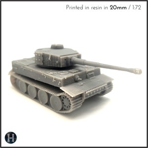 Panzer VI Tiger Ausf. E 1942 (early) - STL 3D Printing World War Two Second German Tank Germany ...