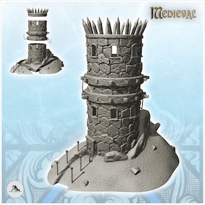 Medieval Castles Pack No. 1 - STL 3D Print Dark Gothic Feudal Old Saga ...
