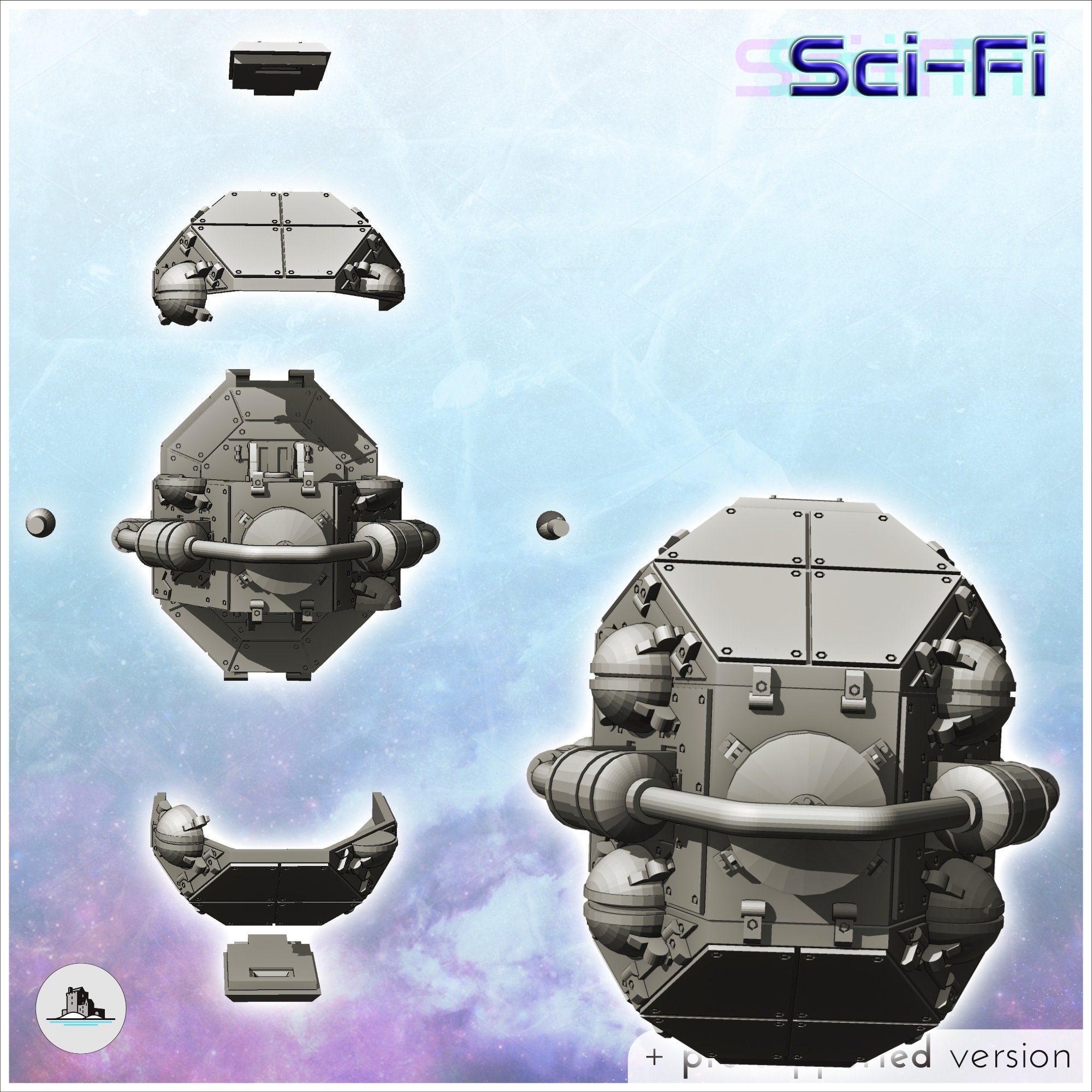 Commando Drop-ship With Interior and Seats (19) - STL 3D Printing Post ...