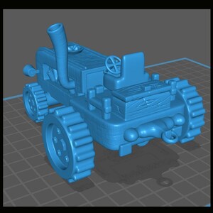 Modern Tractor 1 - STL 3D Printing Medieval Gothic Feudal Old Saga - Etsy