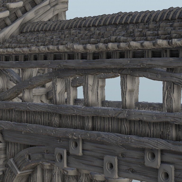 Medieval City Gate - STL 3D Printing Scenery Terrain Architecture ...