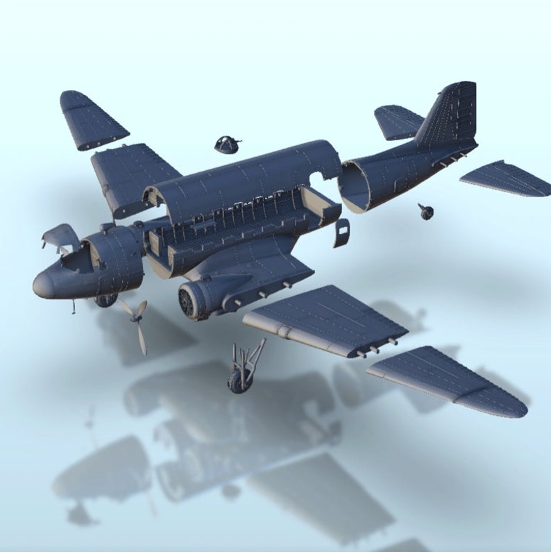 Lisunov Li-2 russian DC-3 Stl 3D Printing WW2 Second USSR - Etsy