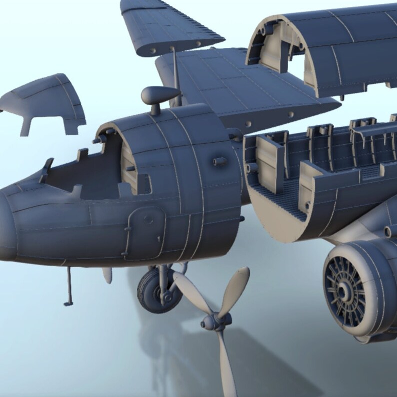 Lisunov Li-2 russian DC-3 Stl 3D Printing WW2 Second USSR - Etsy