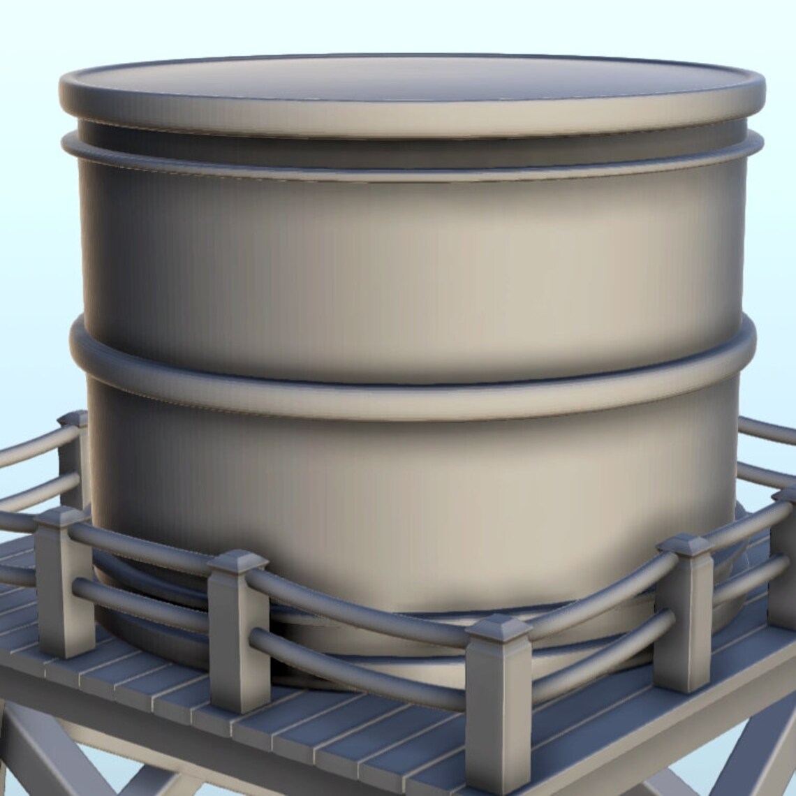 Wild West Water Tower - STL 3D Printing - Etsy