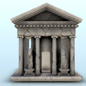 Antic Temple 23 - STL 3D Model Printing Ancient Classic Old Archaic ...