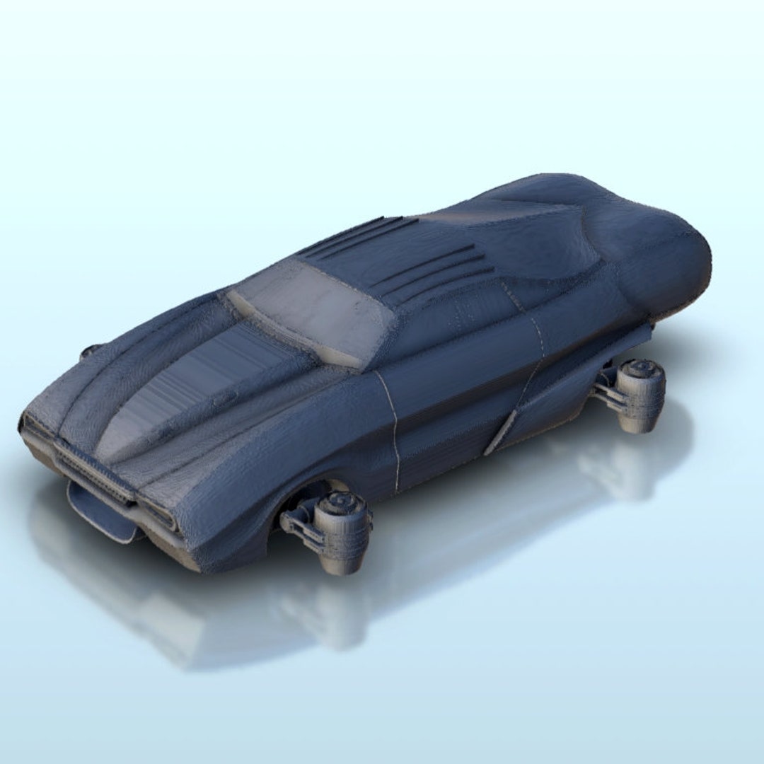 Flying Car With Reactors 6 - STL 3D Printing - Etsy