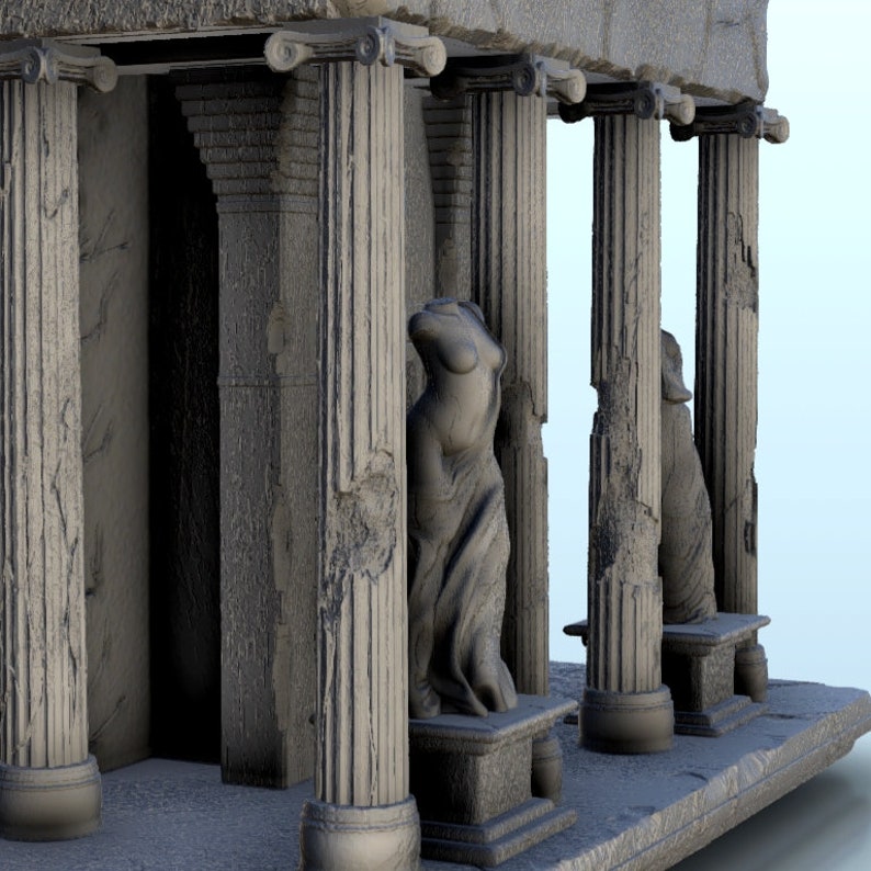 Antic Temple 23 STL 3D Model Printing Ancient Classic Old - Etsy