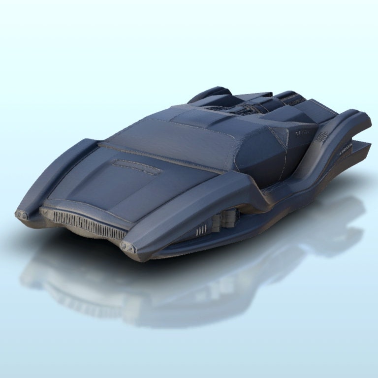 Luxurious SF Flying Car STL 3D Printing Post-apo Apocalypse - Etsy