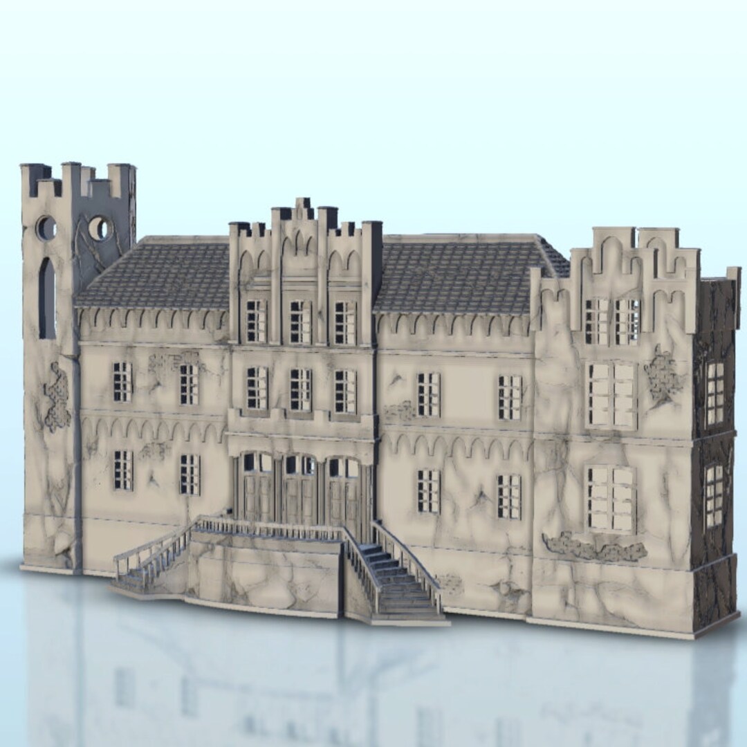 Luxurious Palace 2 - STL 3D Printing Scenery Terrain Architecture Bolt ...