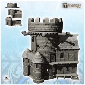 Medieval Castle Pack Nr. 1 - 3D-STL-Modell Mittelalter Gothic Feudal ...
