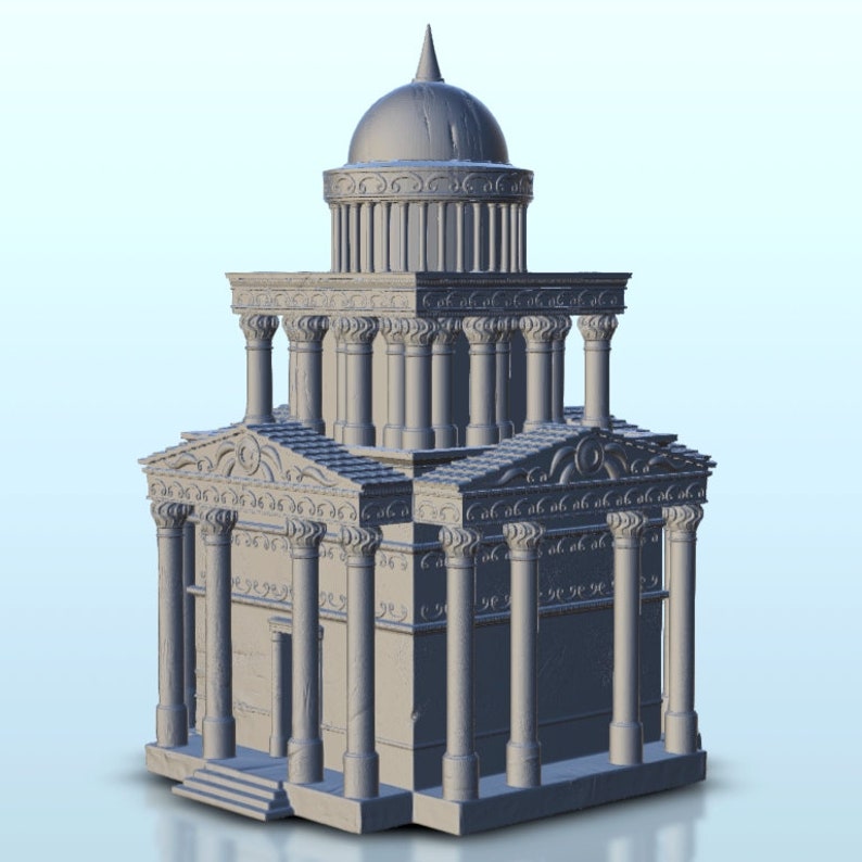 Antic Temple 24 STL 3D Model Printing Ancient Classic Old - Etsy