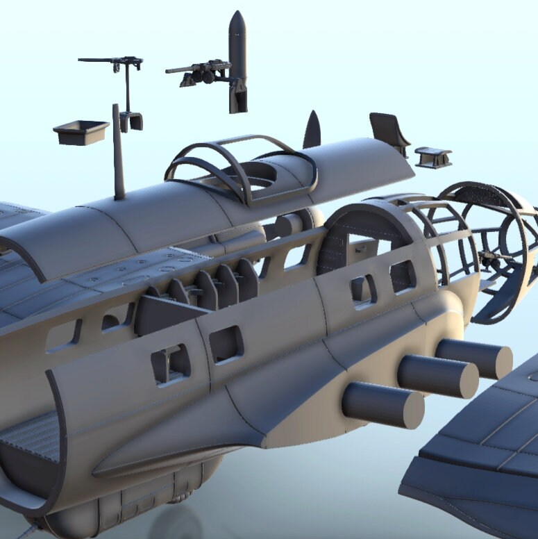 Heinkel He 111 STL 3D Printing World War Two Second German - Etsy Ireland