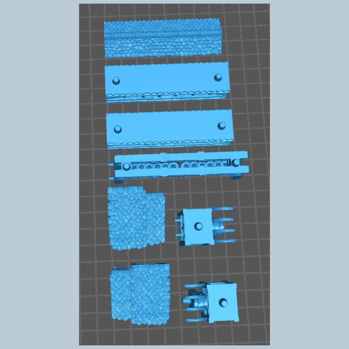 Medieval City Gate - STL 3D Printing Scenery Terrain Architecture ...