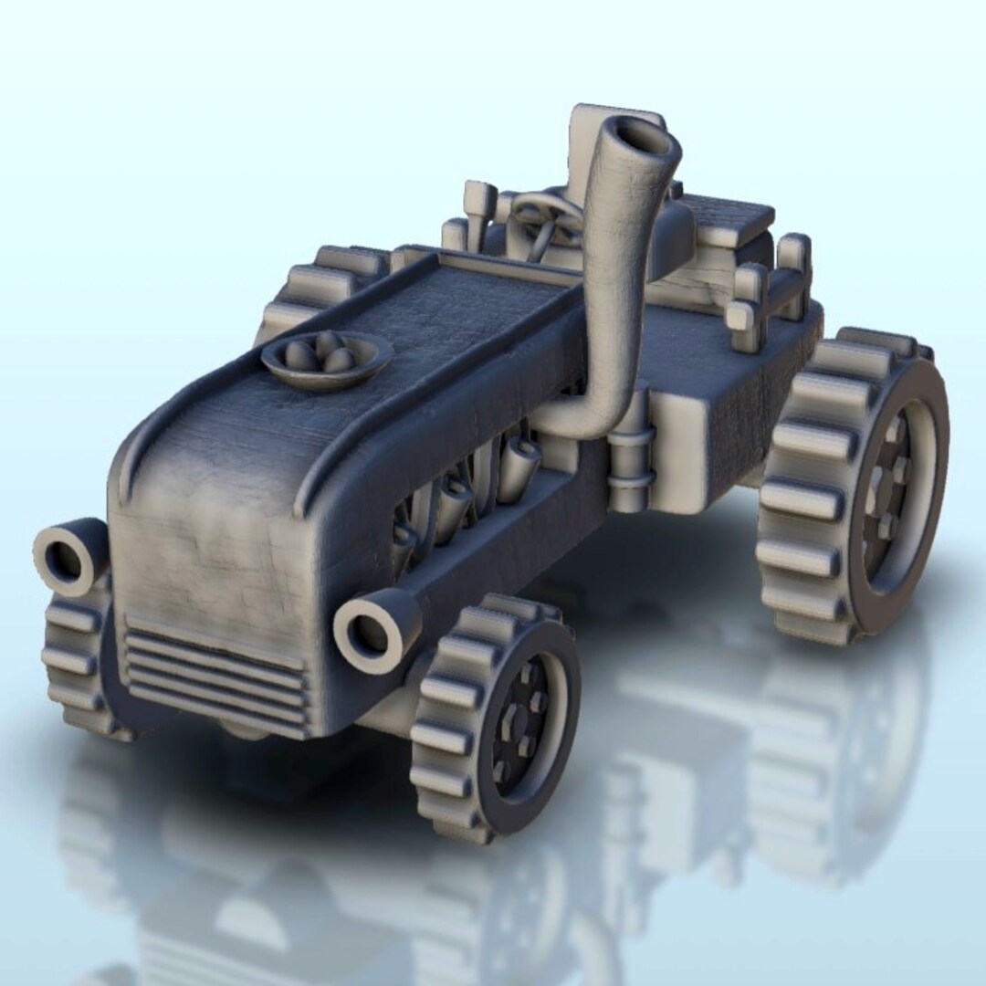 Modern Tractor 1 - STL 3D Printing Medieval Gothic Feudal Old Saga - Etsy