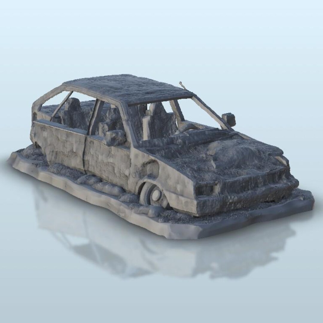 Old Car Weckrage - STL 3D Printing Printer Ww2 Ww1 Modern Miniatures ...