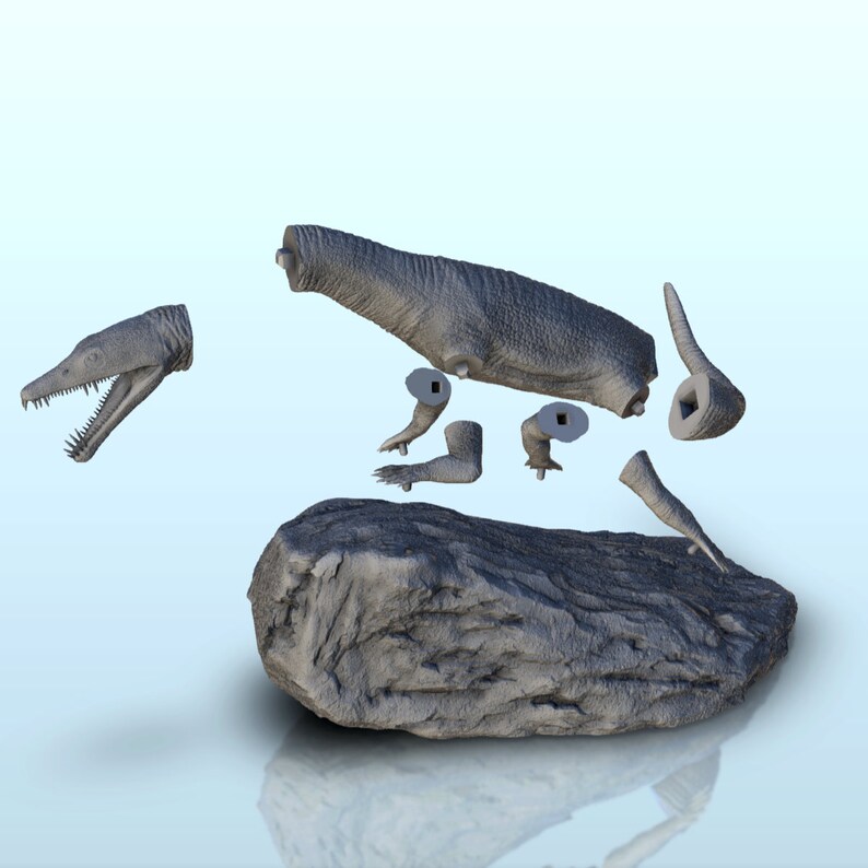 Nothosauridae Dinosaur 10 STL 3D Printing Prehistoric - Etsy