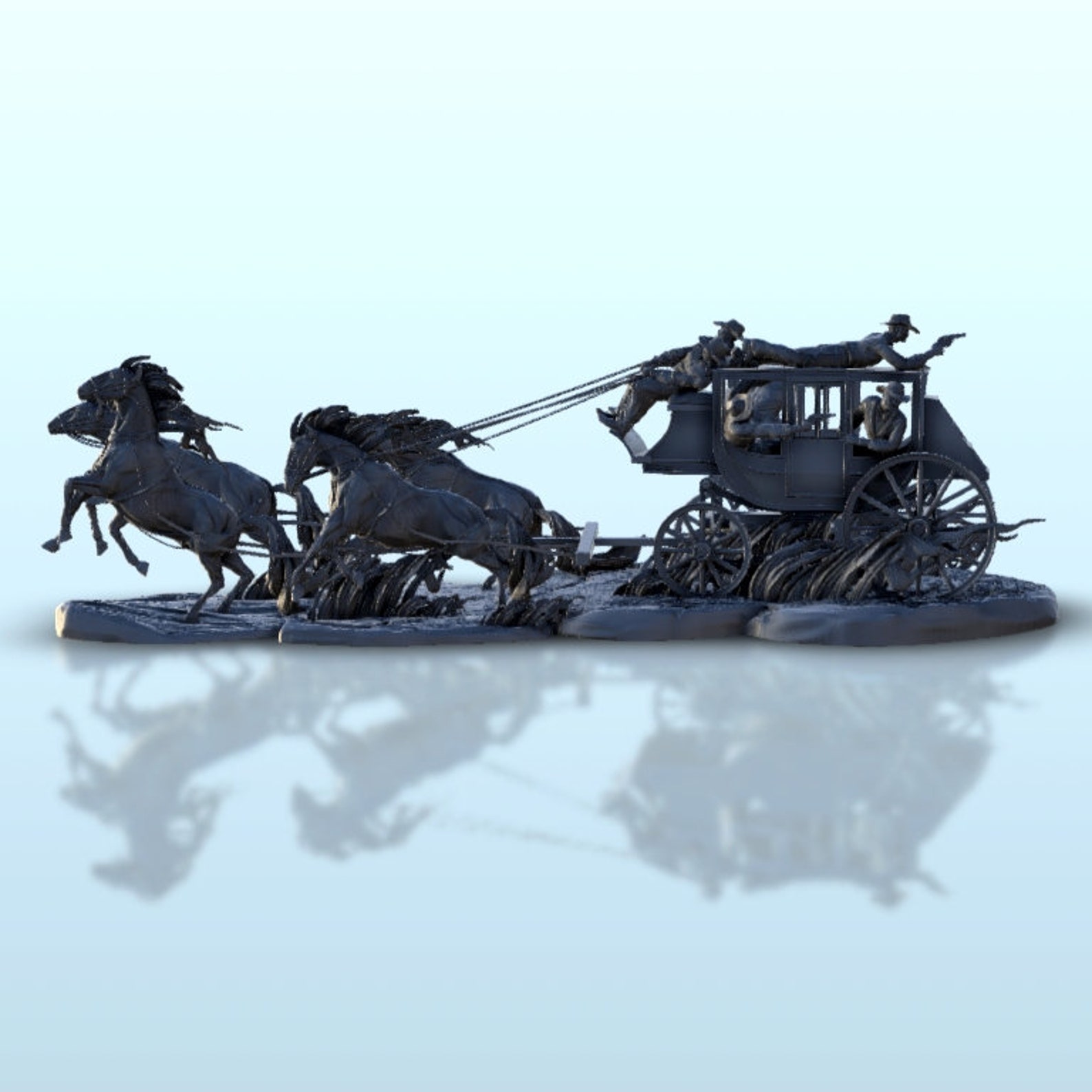 Wild West Horse Carriage STL 3D Printing - Etsy Ireland
