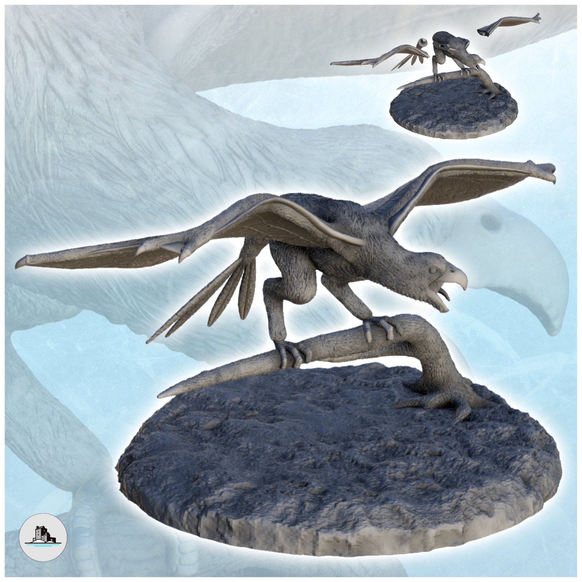 Dinosaur Miniatures Pack - STL 3D Printing Prehistoric Animal HD ...